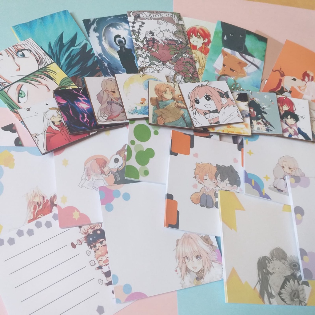 bloco de notas animes personalizados | Shopee Brasil
