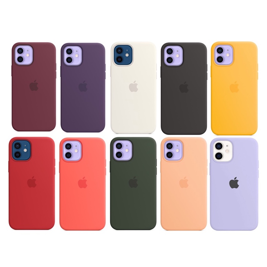 Capa Capinha iPhone 12 12 Pro Case Silicone Aveludado Diversas Cores ...