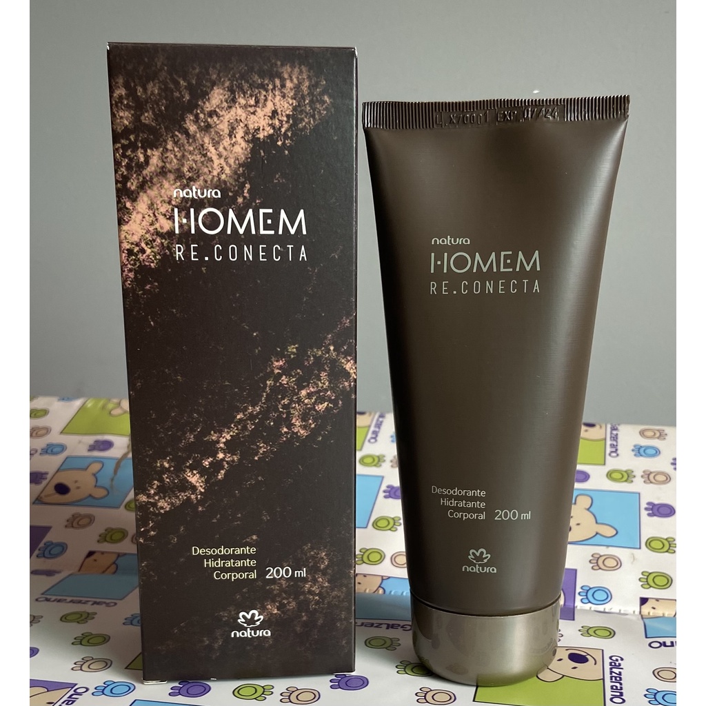 Hidratante Corporal Masculino Homem Re.conecta Natura 200ml | Shopee Brasil