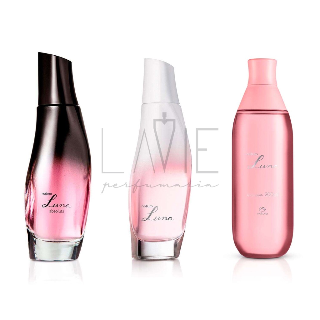 Perfume Natura Feminino Luna Absoluta 75ml, Luna 75ml e Luna Body ...