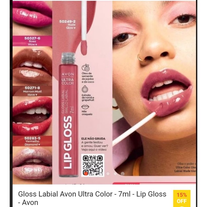 LIP GLOSS Labial Avon | Shopee Brasil