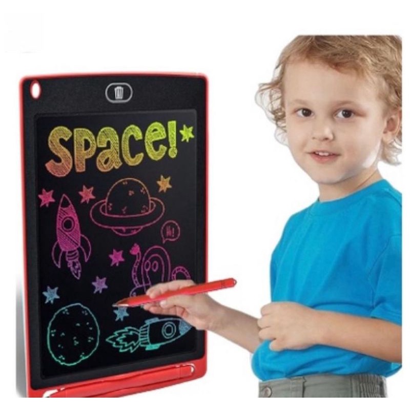 Lousa Mágica Tela Colorido Lcd Tablet Infantil De Escrever E Desenhar 8 ...