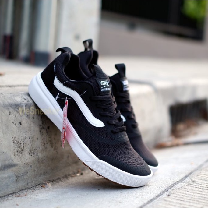Tenis vans Ultra Ranger Preto Branco Unissex Academia Caminhada ...