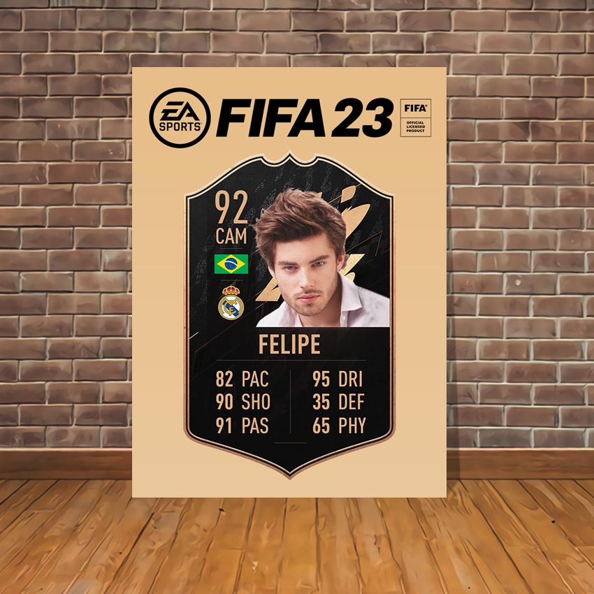 Placa Decorativa Personalizada Card FIFA 2021 - Futebol | Shopee Brasil