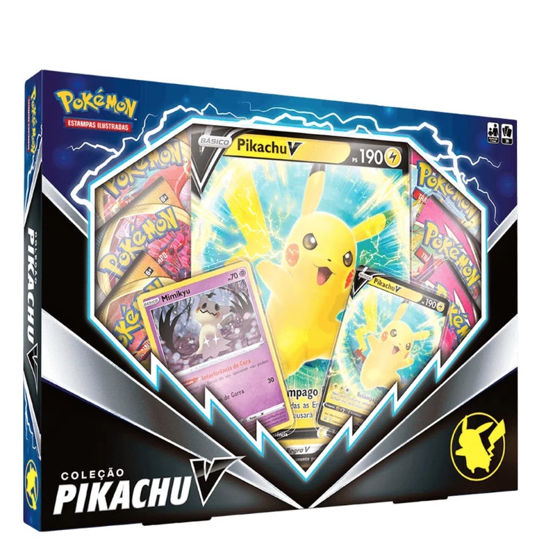 POKEMON TCG BOX PIKACHU V | Shopee Brasil