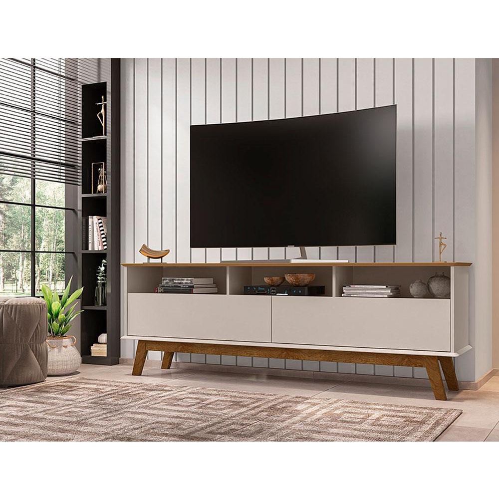 Rack Bancada Para Tv 65 Polegadas Sala Elegant 2 Portas | Shopee Brasil