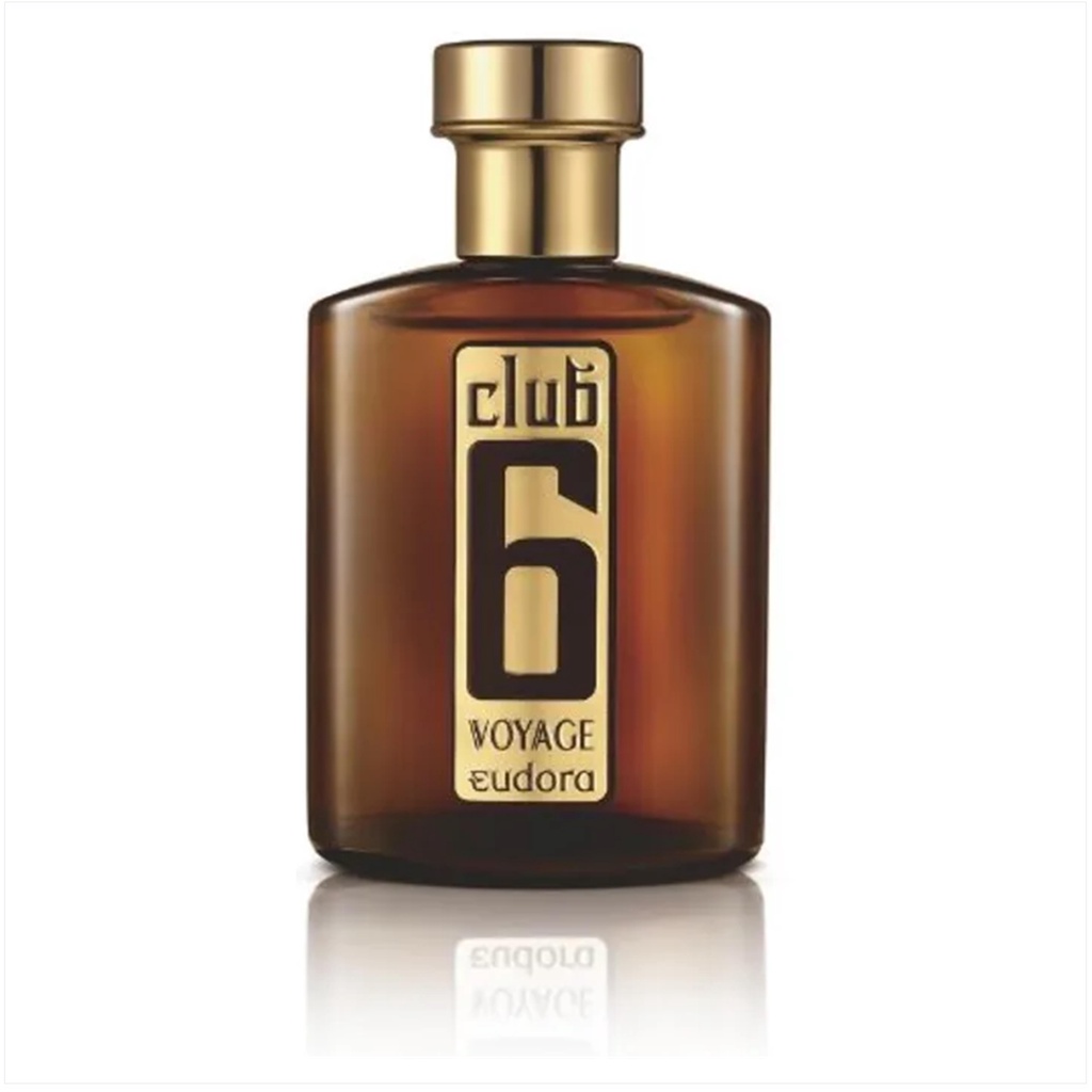 Colônia Desodorante Club 6 Voyage Eudora 95ml | Shopee Brasil
