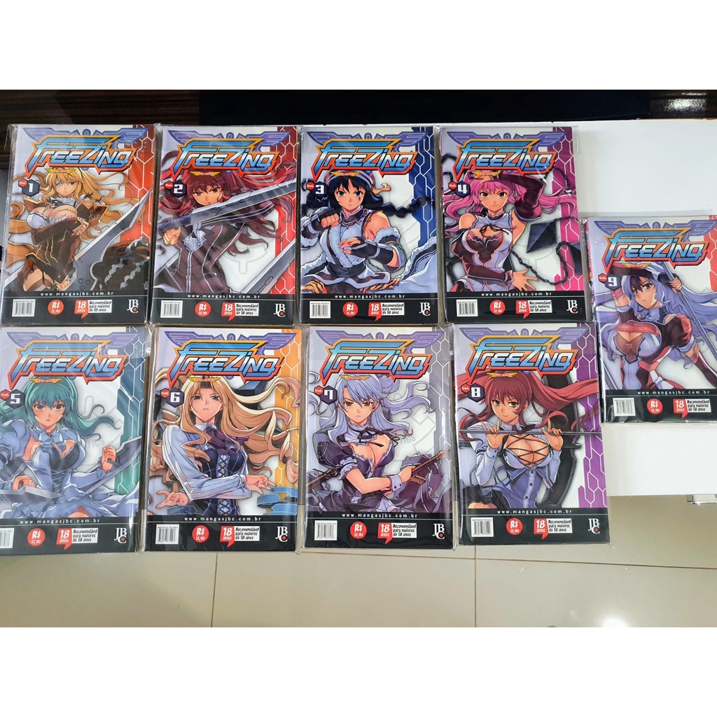 Freezing - Vol.1 ao 9 - Mangá JBC | Shopee Brasil