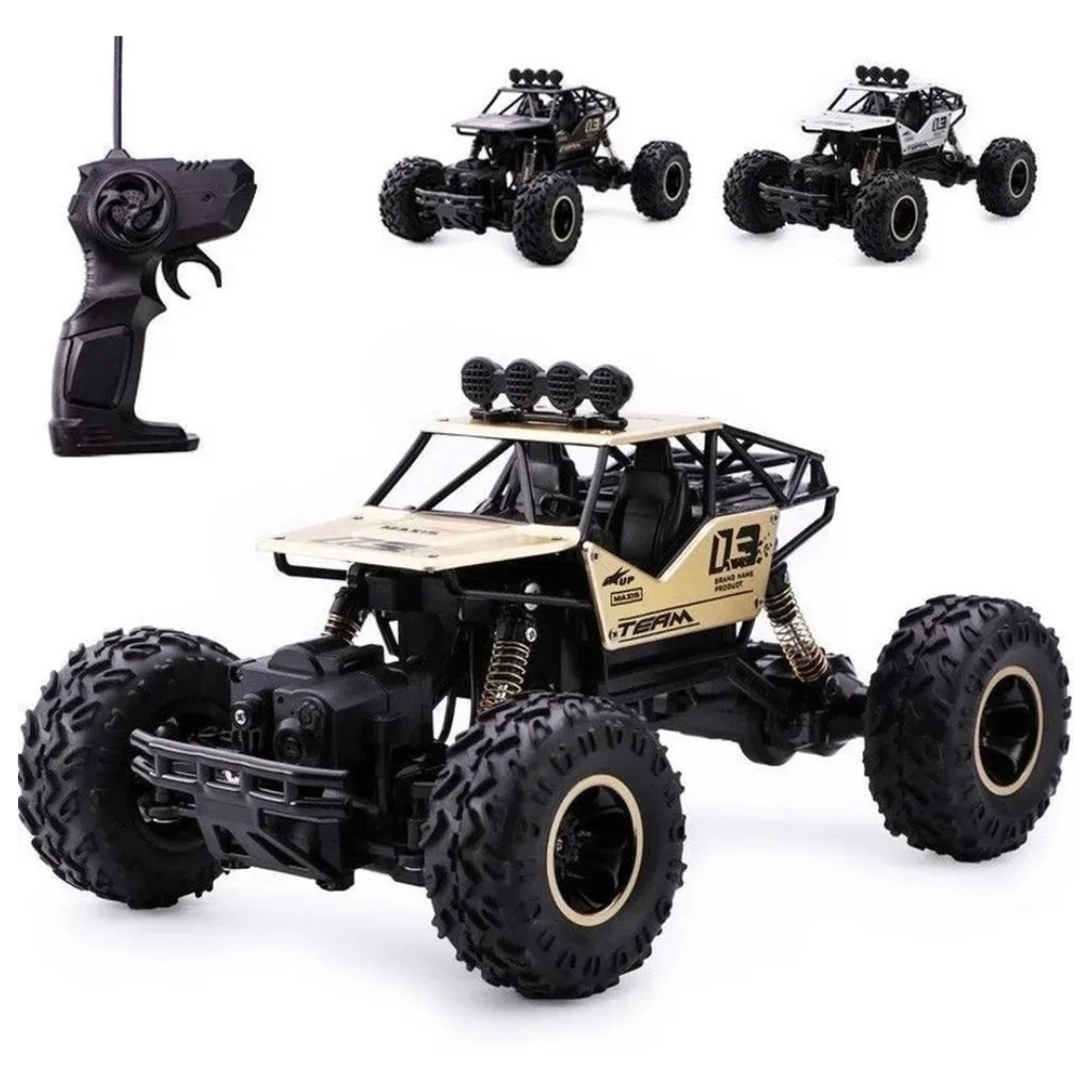 Carrinho Controle Remoto 4x4 Monster Truck Rock Crawler Rc | Shopee Brasil