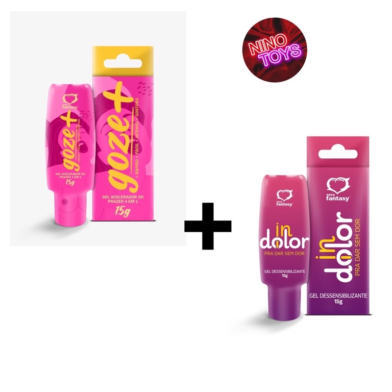 Goze + Gel Acelerador Do Prazer 4 Em 1 e InDolor - Gel ...