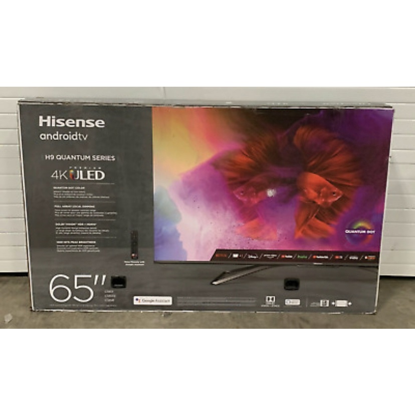 Nova Smart TV Hisense H9G 65 polegadas 4K LED - Preto | Shopee Brasil