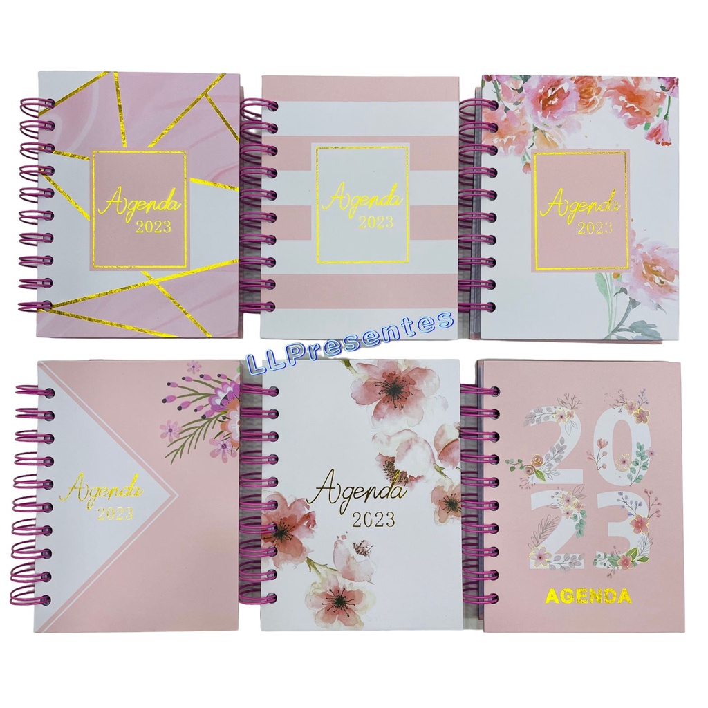 Agenda 2022 Ou 2023 Temas Variados Palavra E Glitter Capa Dura ...