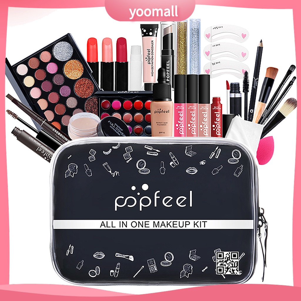 30 Pçs / Conjunto Kit De Maquiagem Profissional Universal Conjunto ...