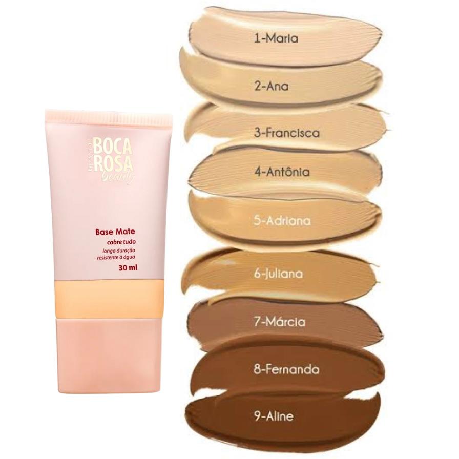 Base Boca Rosa Alta Cobertura Liquida Matte Perfect Maquiagem By Payot ...