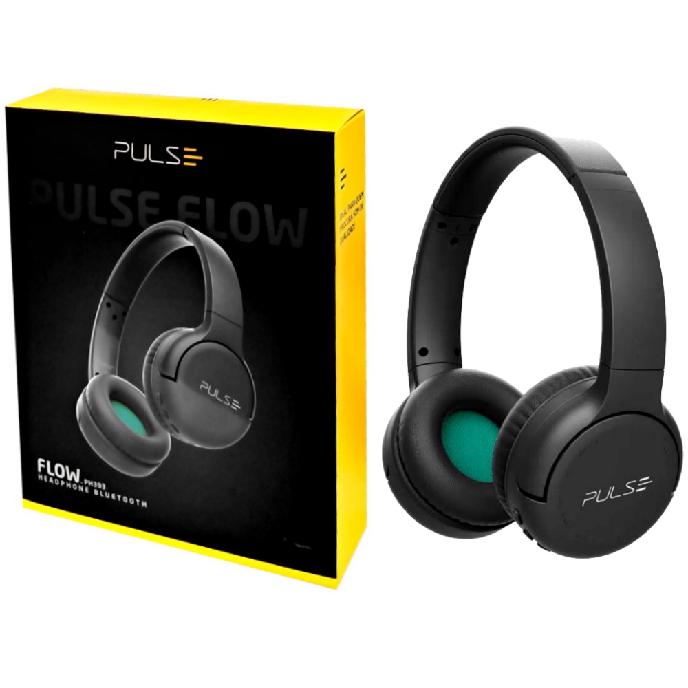 Fone Bluetooth 5.1 Headphone Com Microfone Pulse Flow | Shopee Brasil