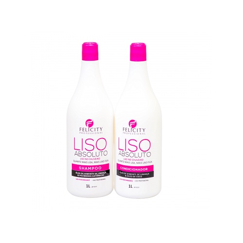KIT SHAMPOO E CONDICIONADOR LISO ABSOLUTO 1L | Shopee Brasil