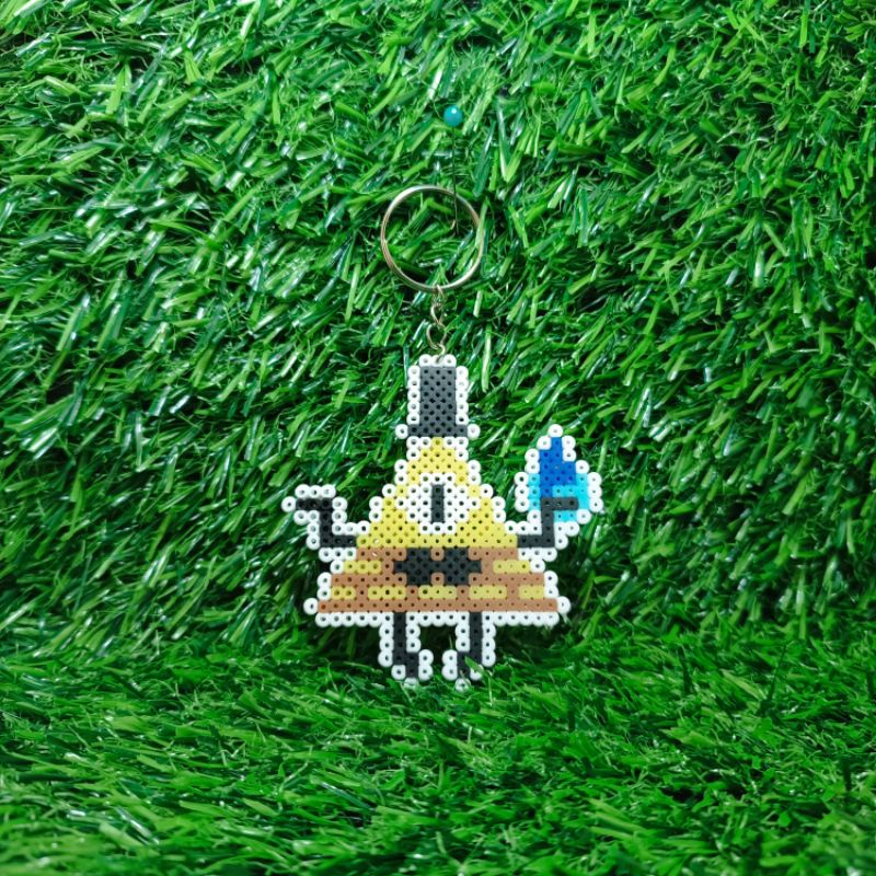 Chaveiro Bill Cipher Gravity Falls | Hama beads/Perler Beads | Shopee ...