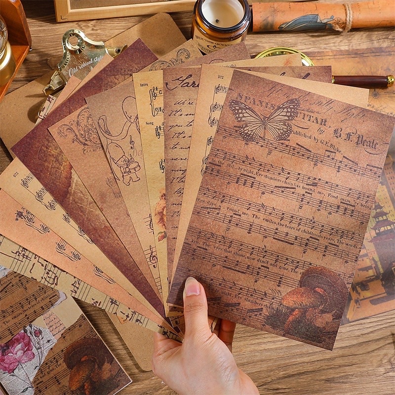 Kit Papel Kraft - scrapbook | Shopee Brasil