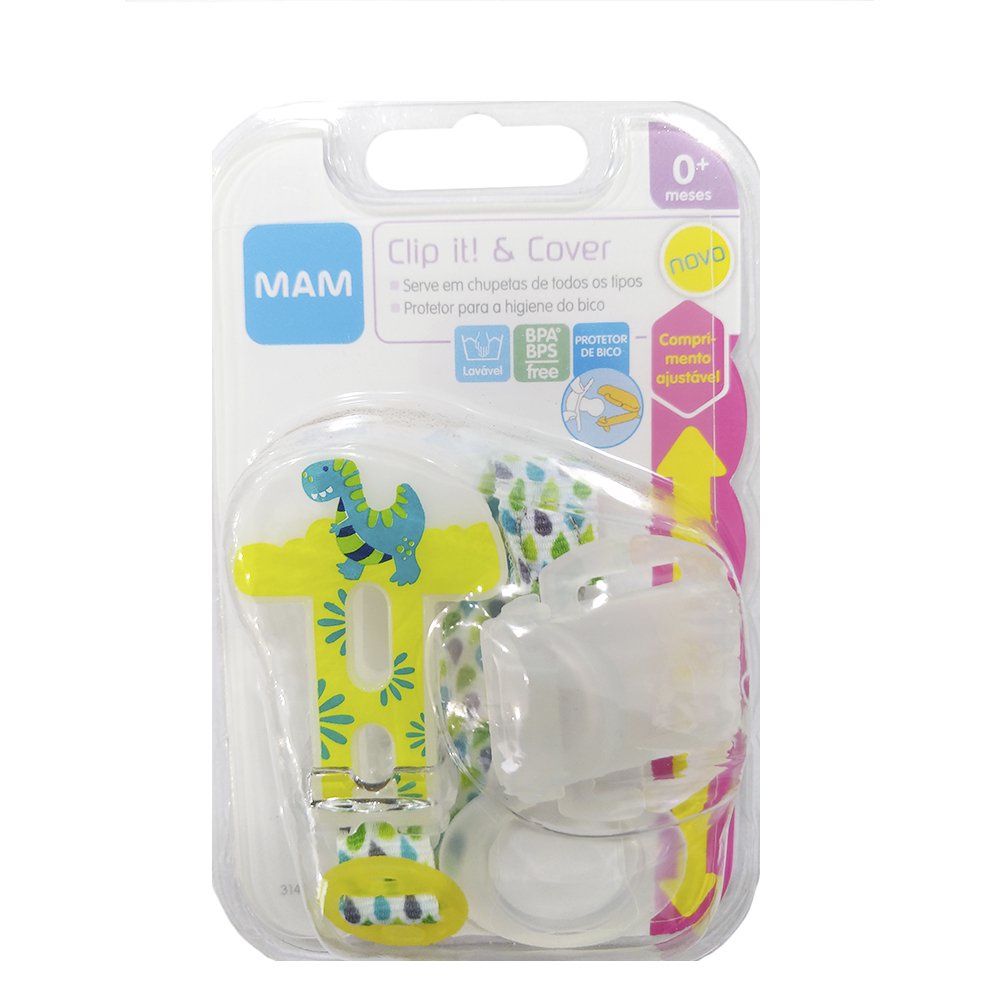 Prendedor De Chupeta Mam Boys, Clip It! | Shopee Brasil