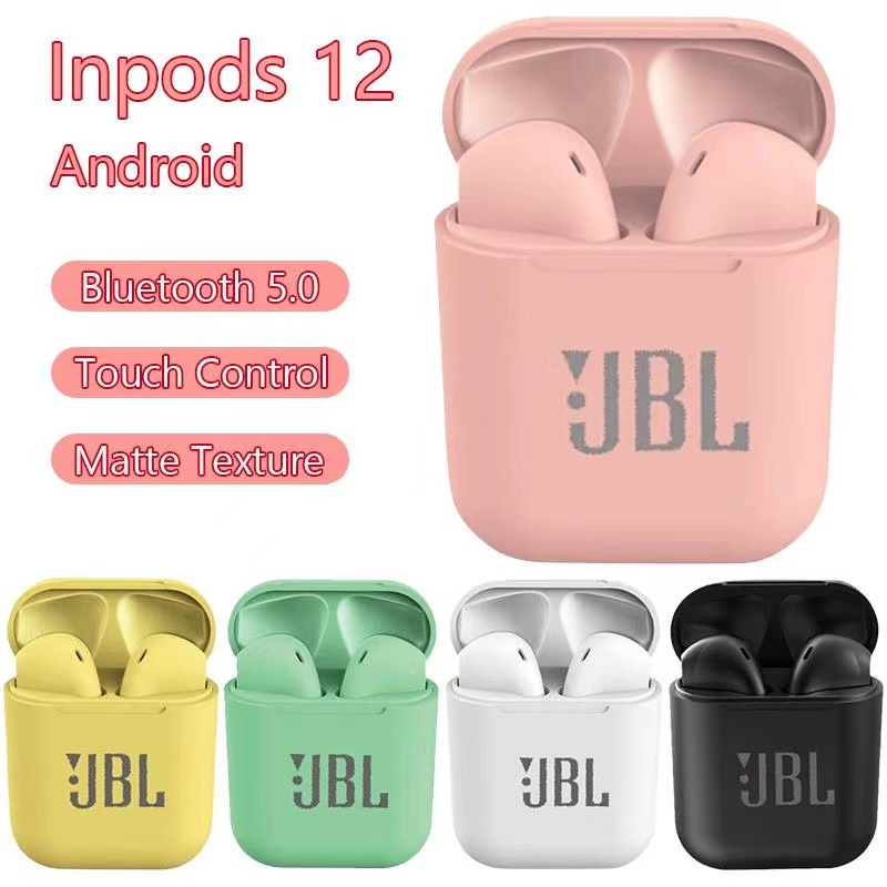 Fone De Ouvido Sem Fio jbl i12 Tws Bluetooth Estéreo Para Smartphone ...
