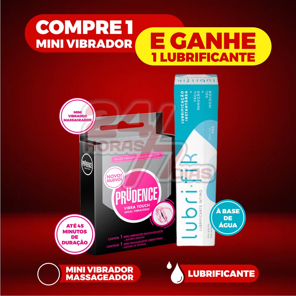 Compre 1 Vibra Touch Dedal , Mini Vibrador Massageador Prudence e ganhe ...