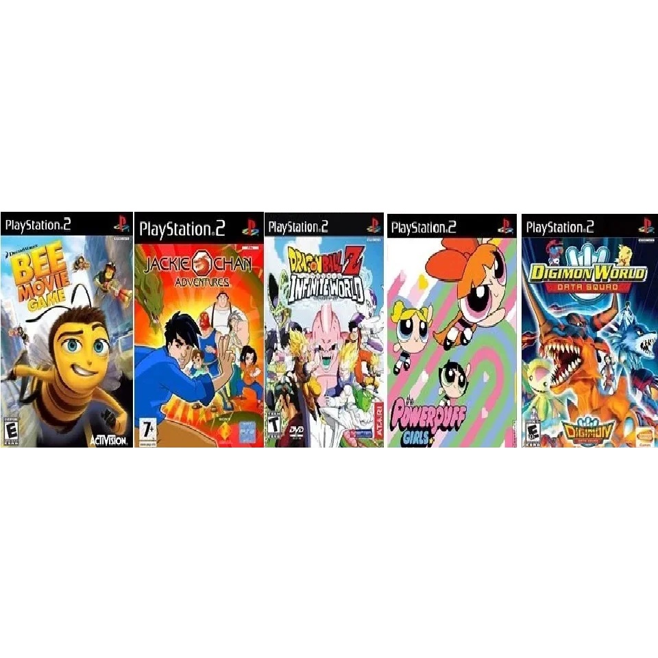 5 Jogos Ps2 Jackie Chan Meninas Poderosas Bee Movie | Shopee Brasil