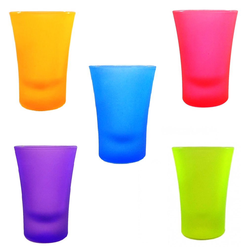Copo Shot Neon Copo Shot Colorido Copo Uma Dose Colorido | Shopee Brasil