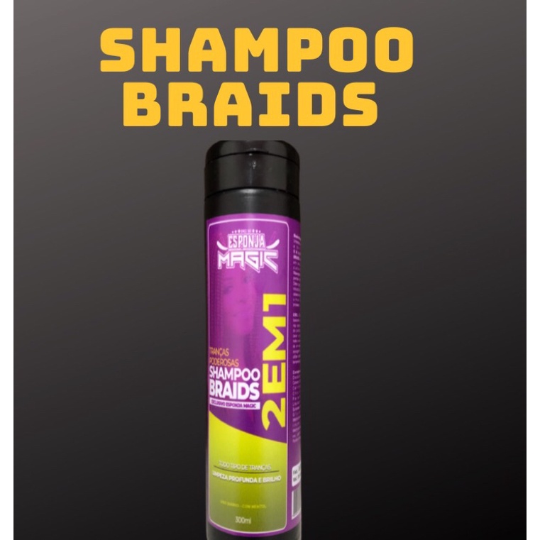 SHAMPOO BRAIDS 300g | Shopee Brasil