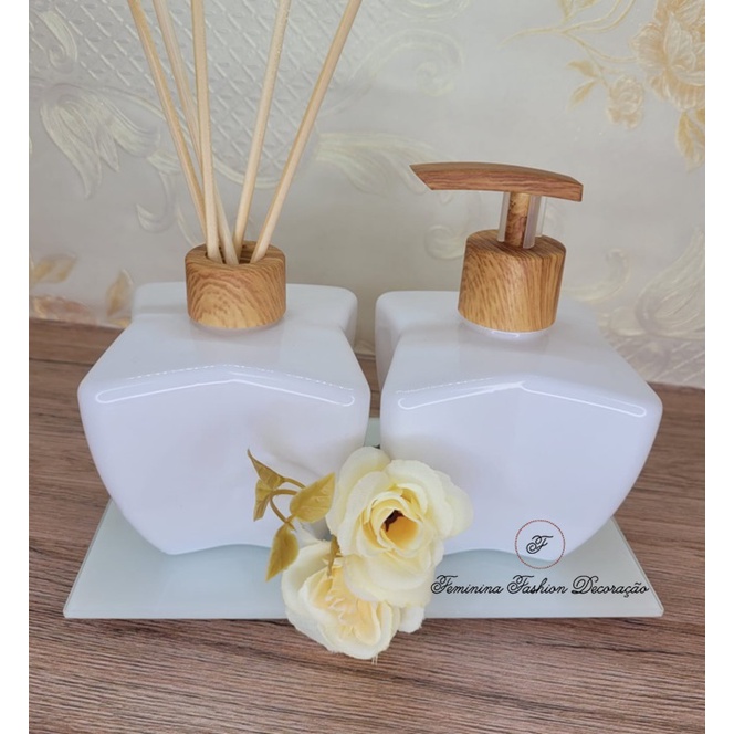 Kit Lavabo Banheiro Luxo Modelo Estrela 250ml | Shopee Brasil