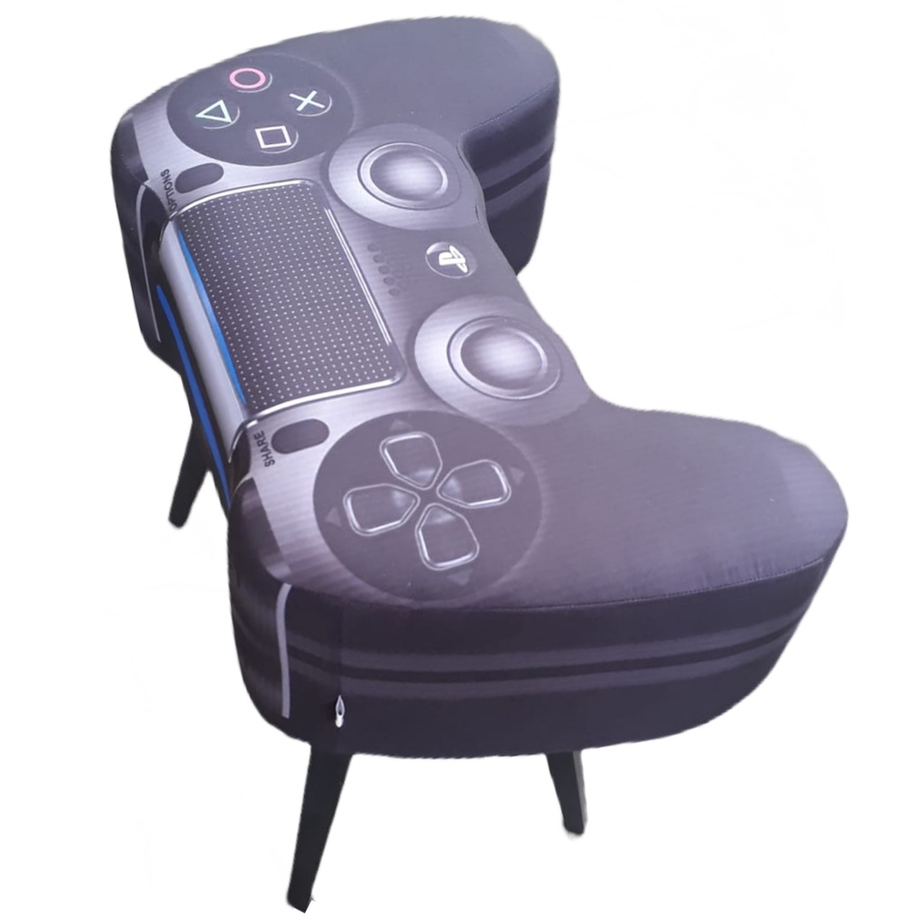 Puff Gamer Play 4 Controle Retrô Playstation 4 Decoração Personalizado ...