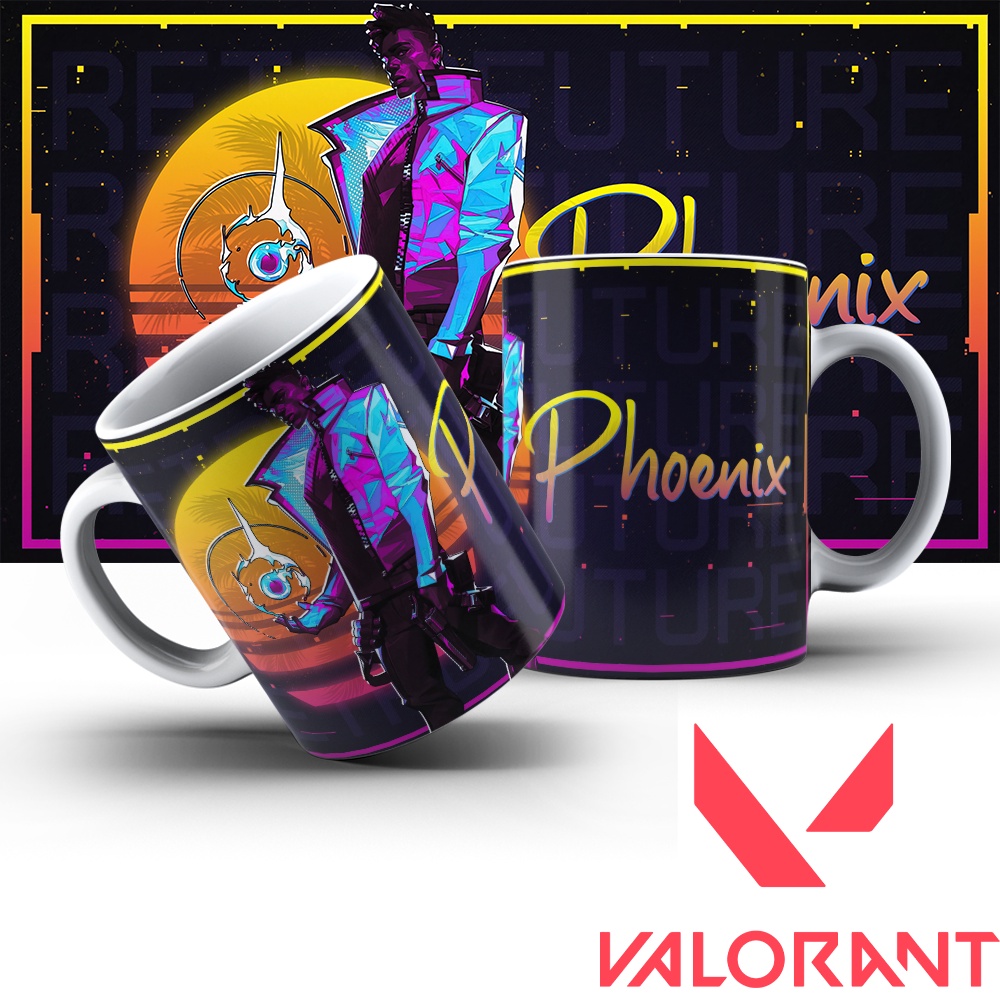 Caneca Phoenix Valorant Personalizada Gamer Jogos Fps | Shopee Brasil