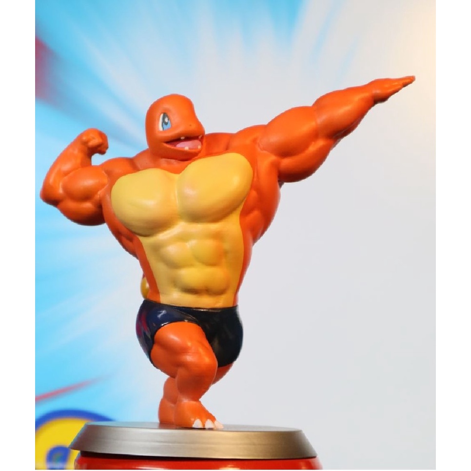 Charmander Maromba Bombado Forte Pokemons Fisiculturistas - Faz a Boa!