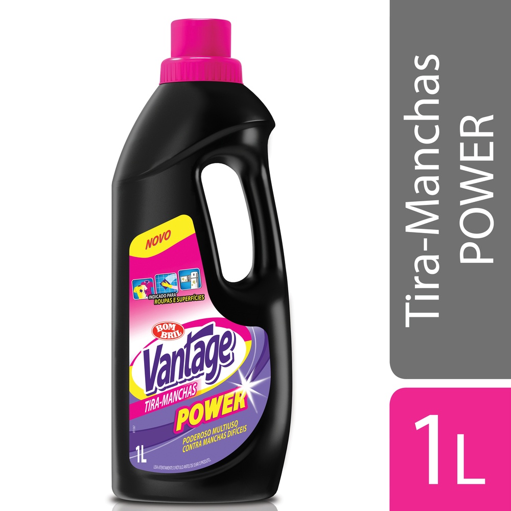 VANTAGE POWER TIRA MANCHAS 1L | Shopee Brasil