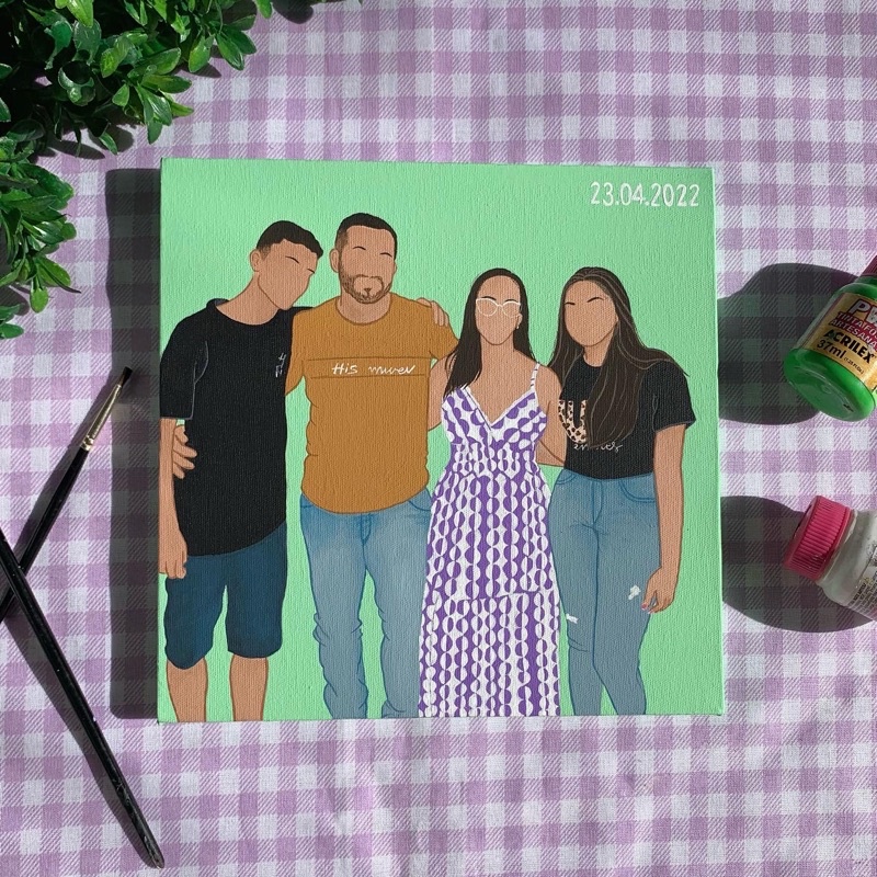 Tela pintada personalizada | Shopee Brasil