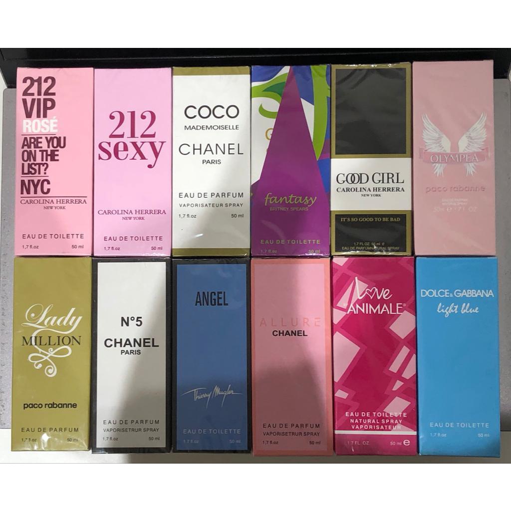 Kit 10 Perfumes importados 50ML Masculino e Feminino Atacado e varejo ...