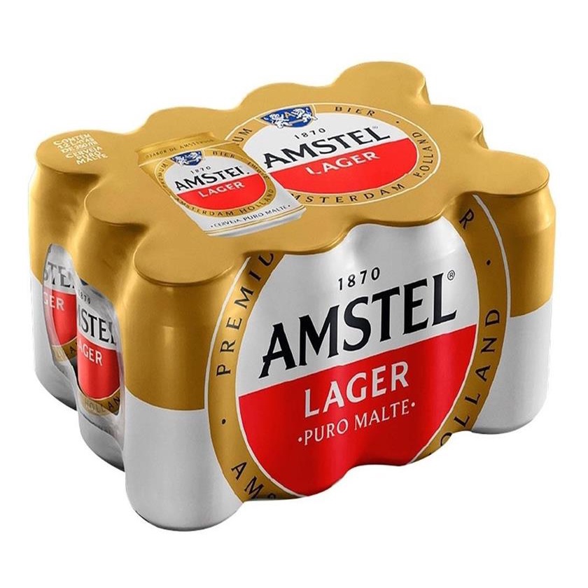 Cerveja Amstel Pack Com 12x350ml Lata | Shopee Brasil