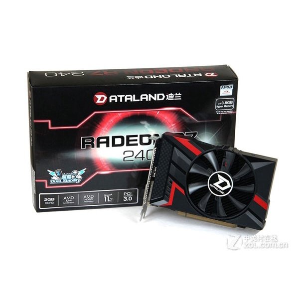 Placa Gráfica powercolor R7 240 1GB DDR5 GPU Radeon R7240 DDR3 AMD Mapa ...