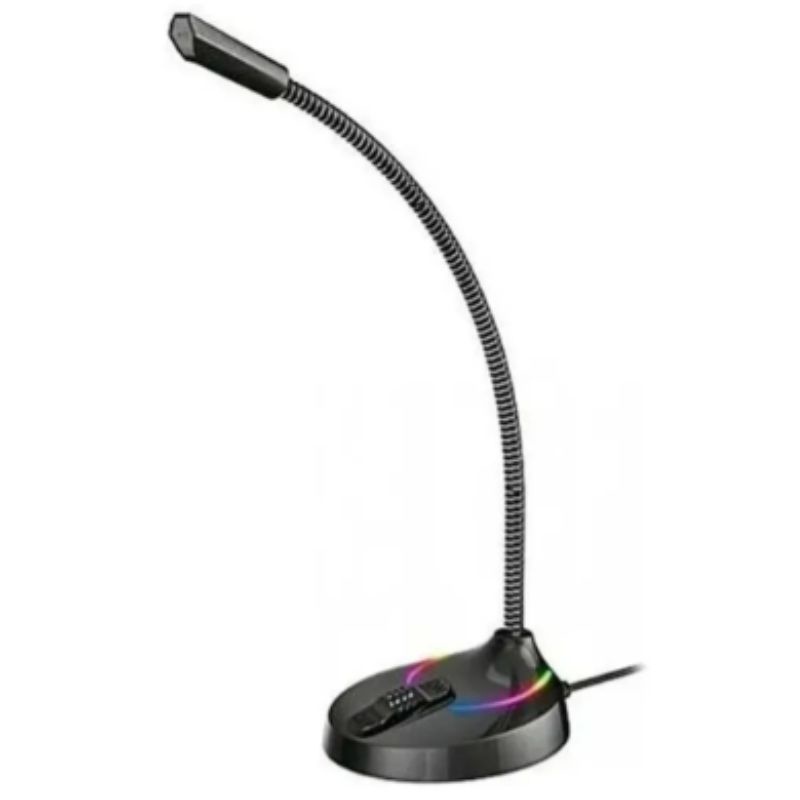 MICROFONE GAMER DE MESA USB LED RGB PARA PC E NOTEBOOK | Shopee Brasil