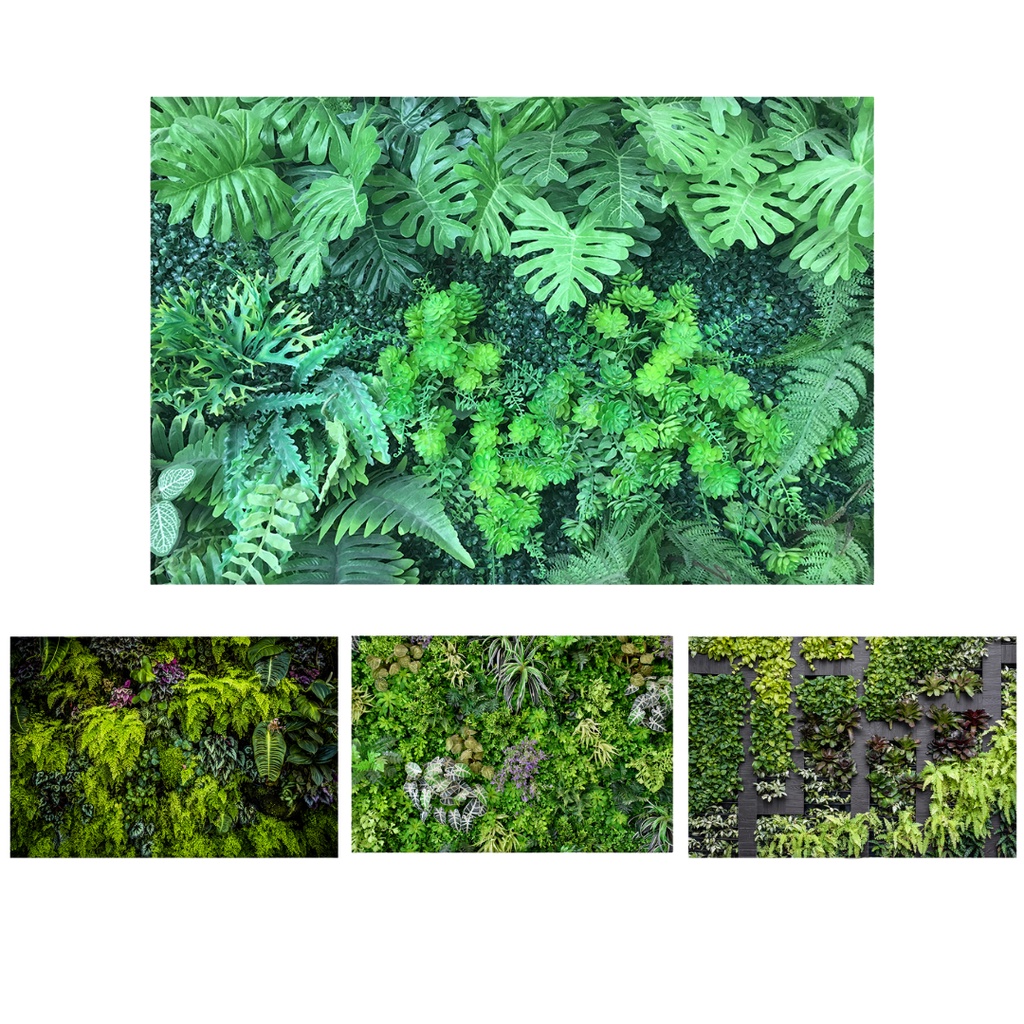 Painel Retangular Horizontal Tecido Sublimado 3D Folhagens | Shopee Brasil