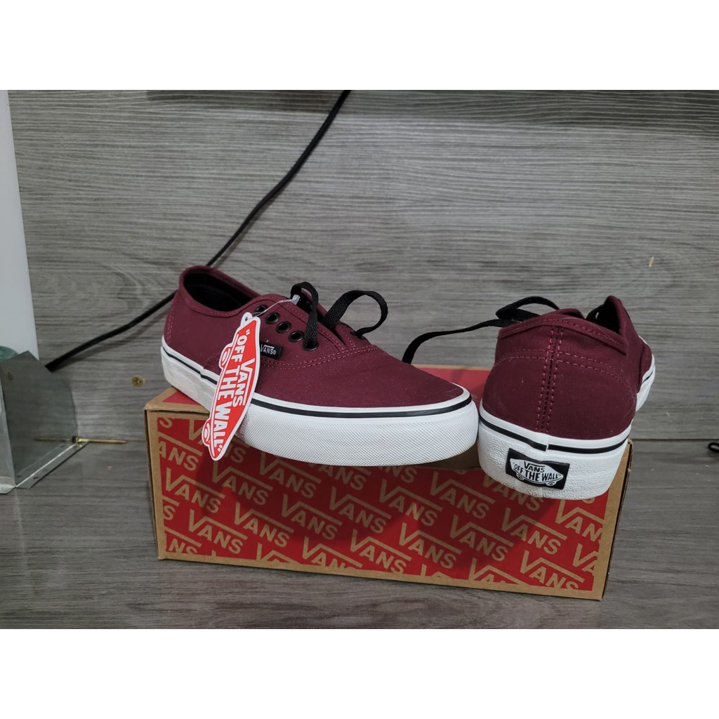 Vans Authentic Vermelho Port Royale ORIGINAL | Shopee Brasil