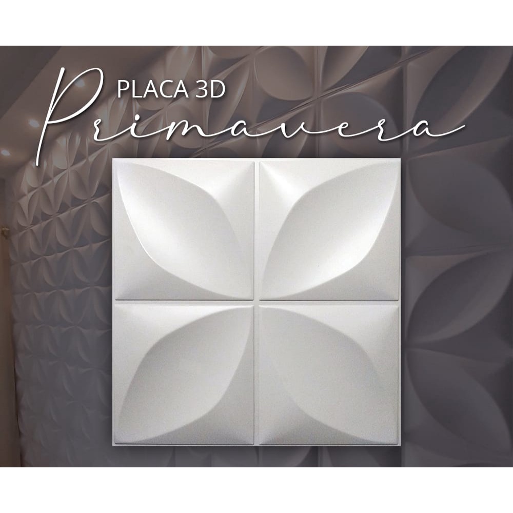 Revestimento decorativo de Pvc 3D 50x50cm parede ou teto | Shopee Brasil