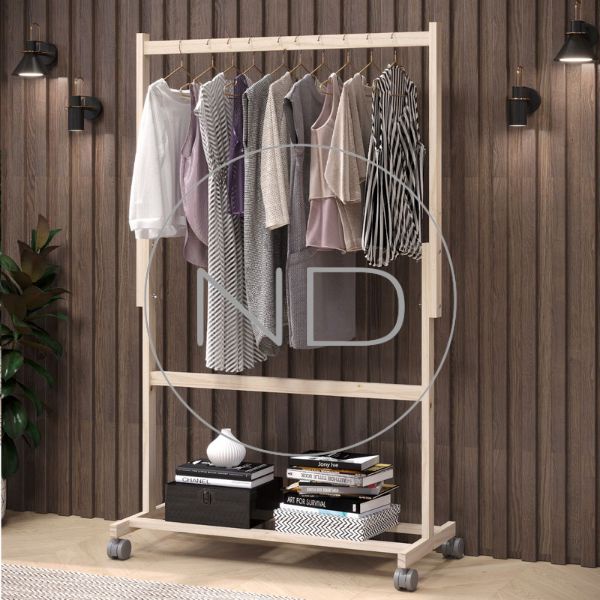 Mini Arara Expositor de Roupas Multiuso com Rodinhas | Shopee Brasil