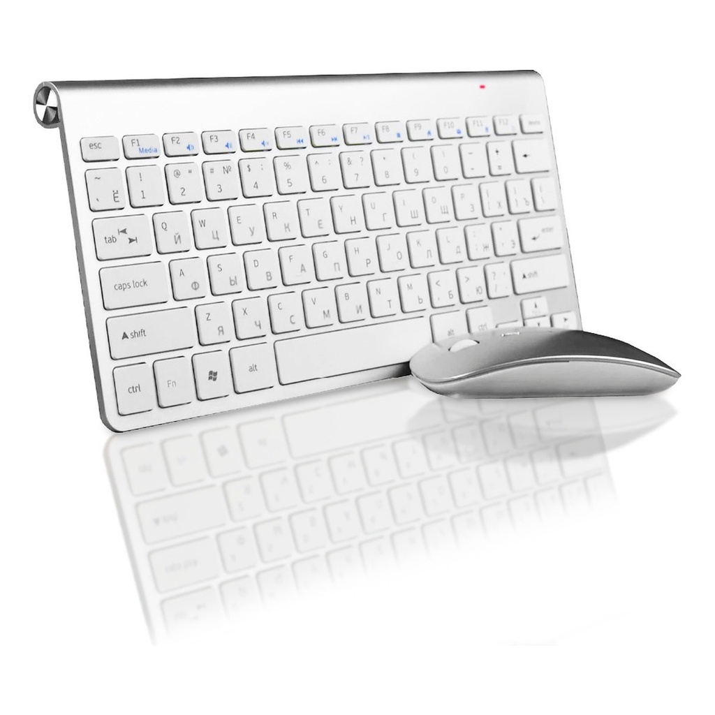 Mini Teclado Sem Fio E Mouse Wireless Super Compacto Premium | Shopee ...