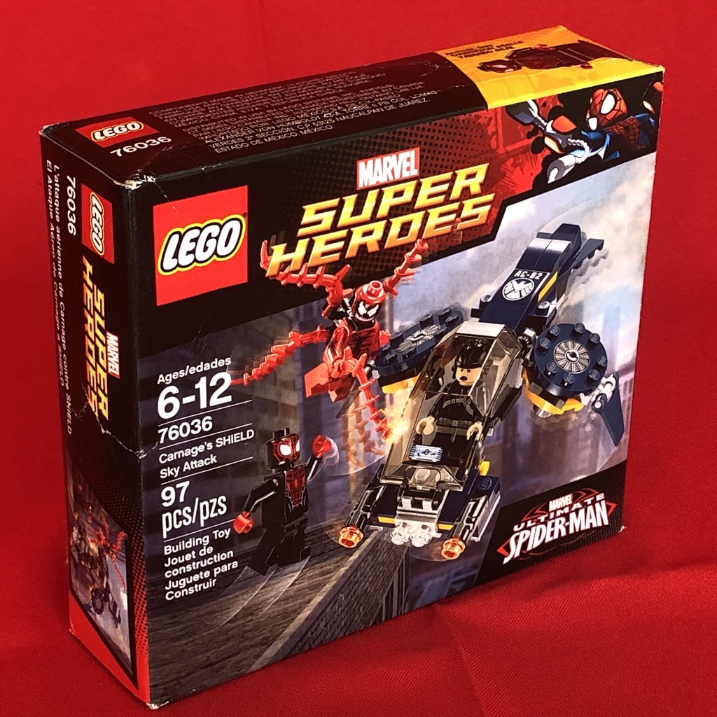 LEGO Marvel Super Heroes 76036 Spider-Man Carnage's Shield Sky Attack ...
