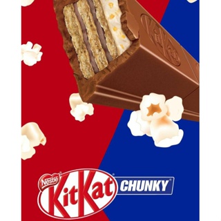 Kit Kat Chunky Popcorn Caramelo Salgado e Pipoca 42g | Shopee Brasil