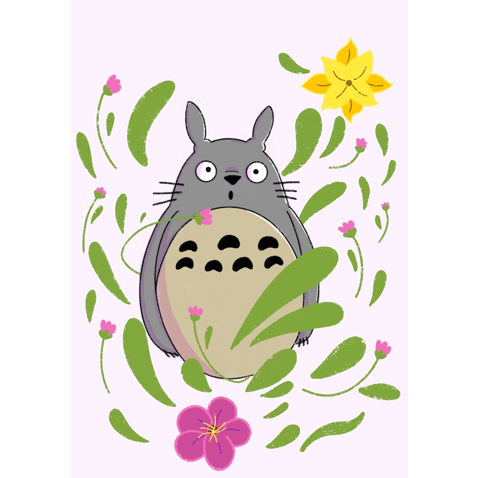 Print - TOTORO (My Neighbor Totoro/Meu amigo Totoro - Studios Ghibli ...