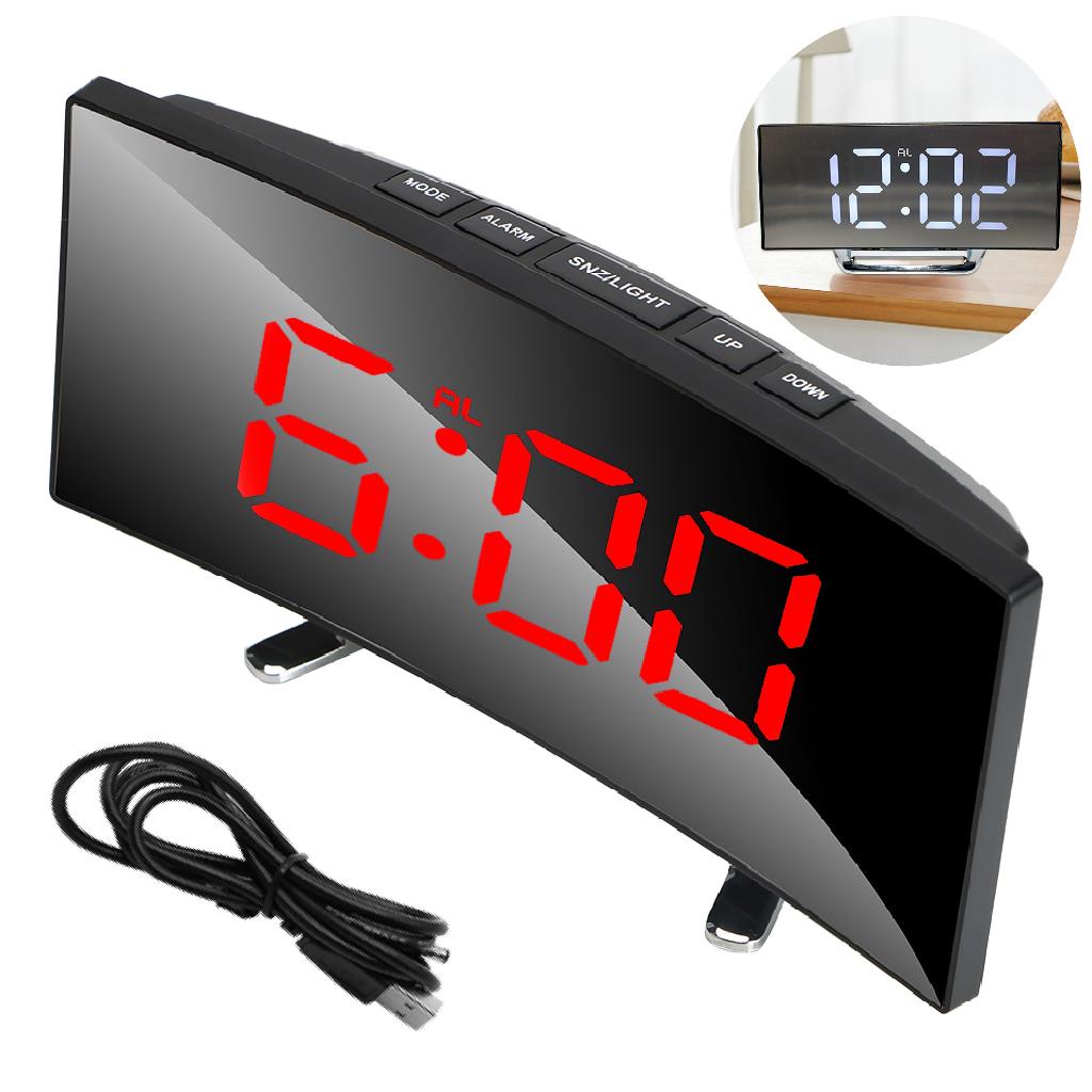 Relógio Digital Super Luxo De Mesa Com Temperatura E Alarme Top ...