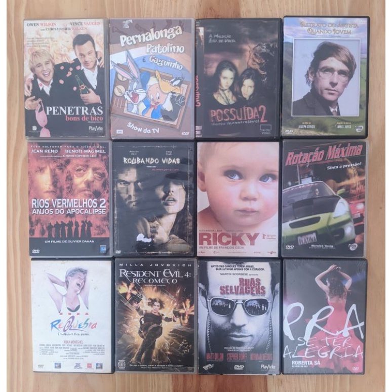 Filmes DVDs originais (parte 2) | Shopee Brasil