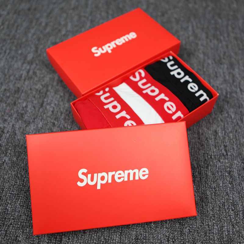 Roupa De Rua Supreme Personalidade Da Tendência São Puro Algodão Íntima