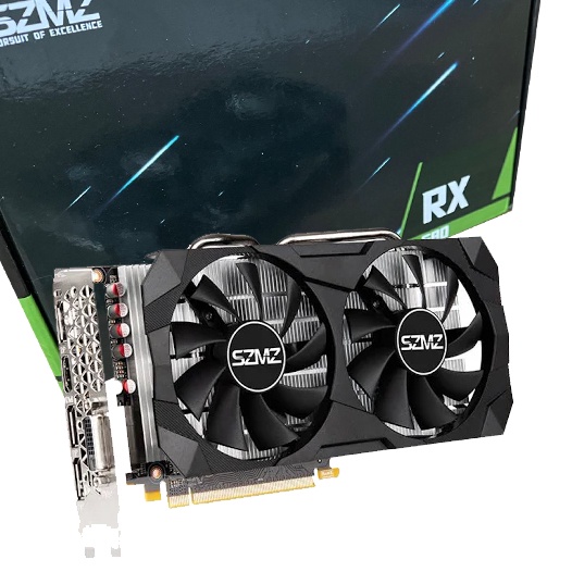 Placa de Vídeo RX 580 Radeon 2048SP 8GB SZMZ AMD | Shopee Brasil